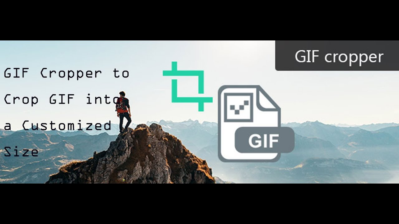 Watermark-free GIF Cropper to Crop GIF into a Customized Size - YouTube