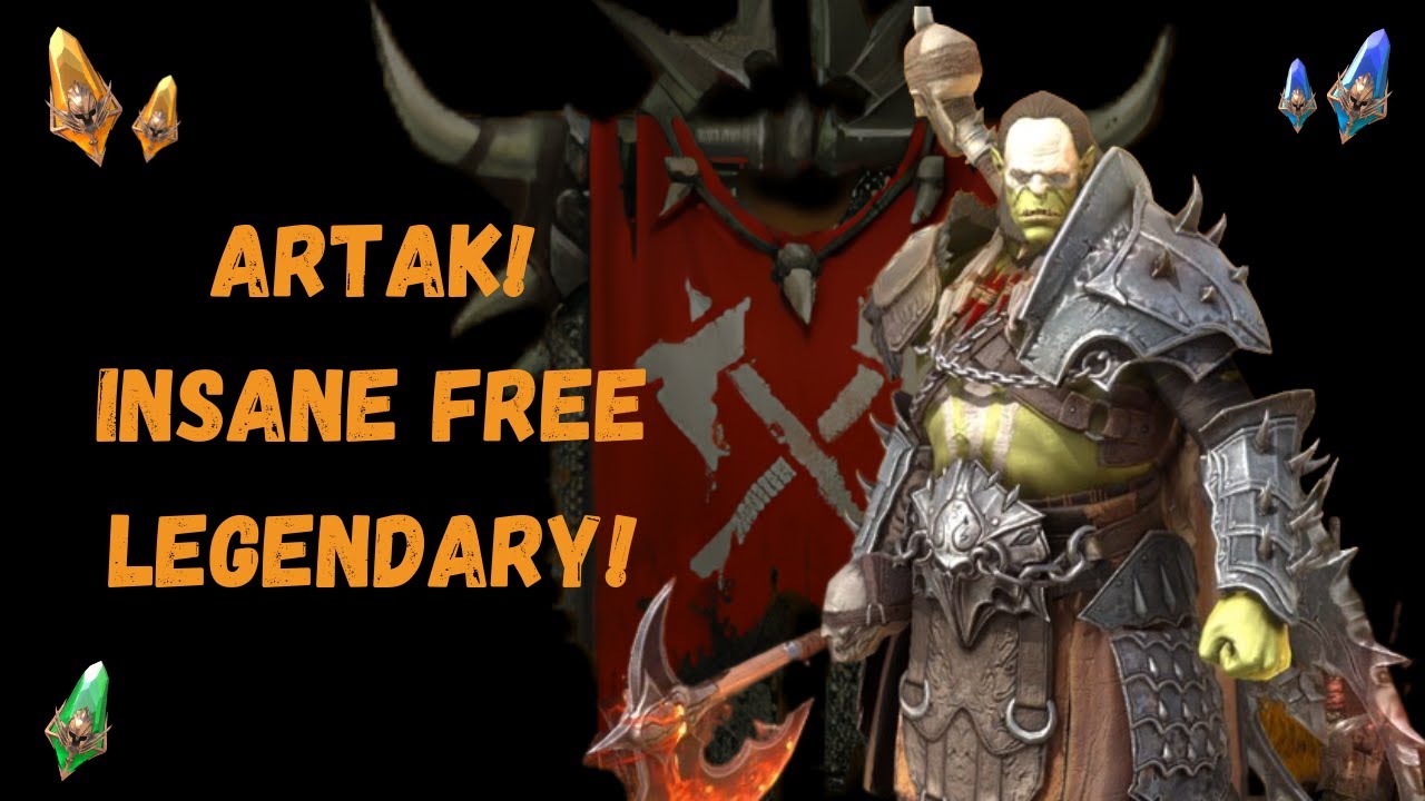 Artak! The Best *FREE* Legendary Since Ninja!? | RAID: Shadow Legends ...