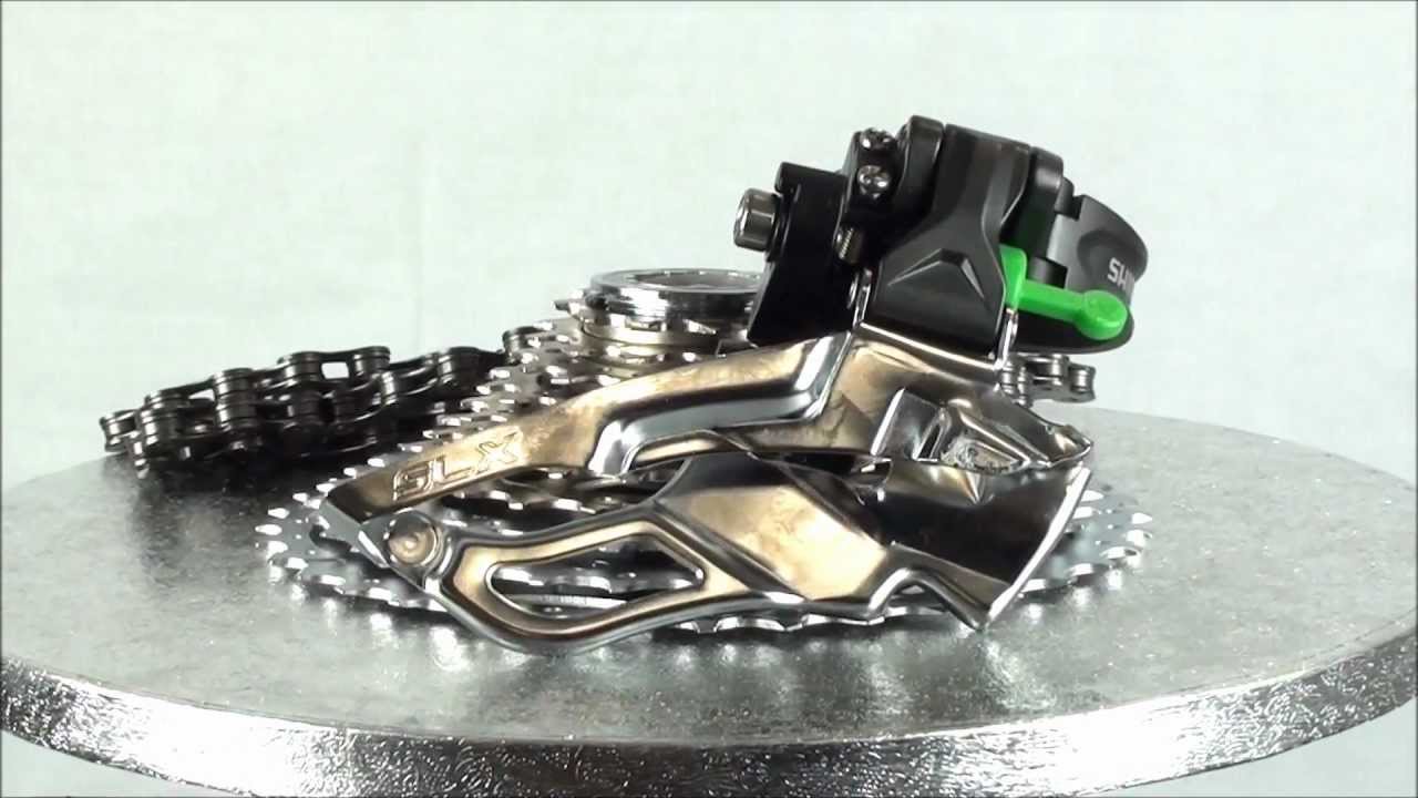 Shimano SLX Front Mech, Chain and Cassette - YouTube