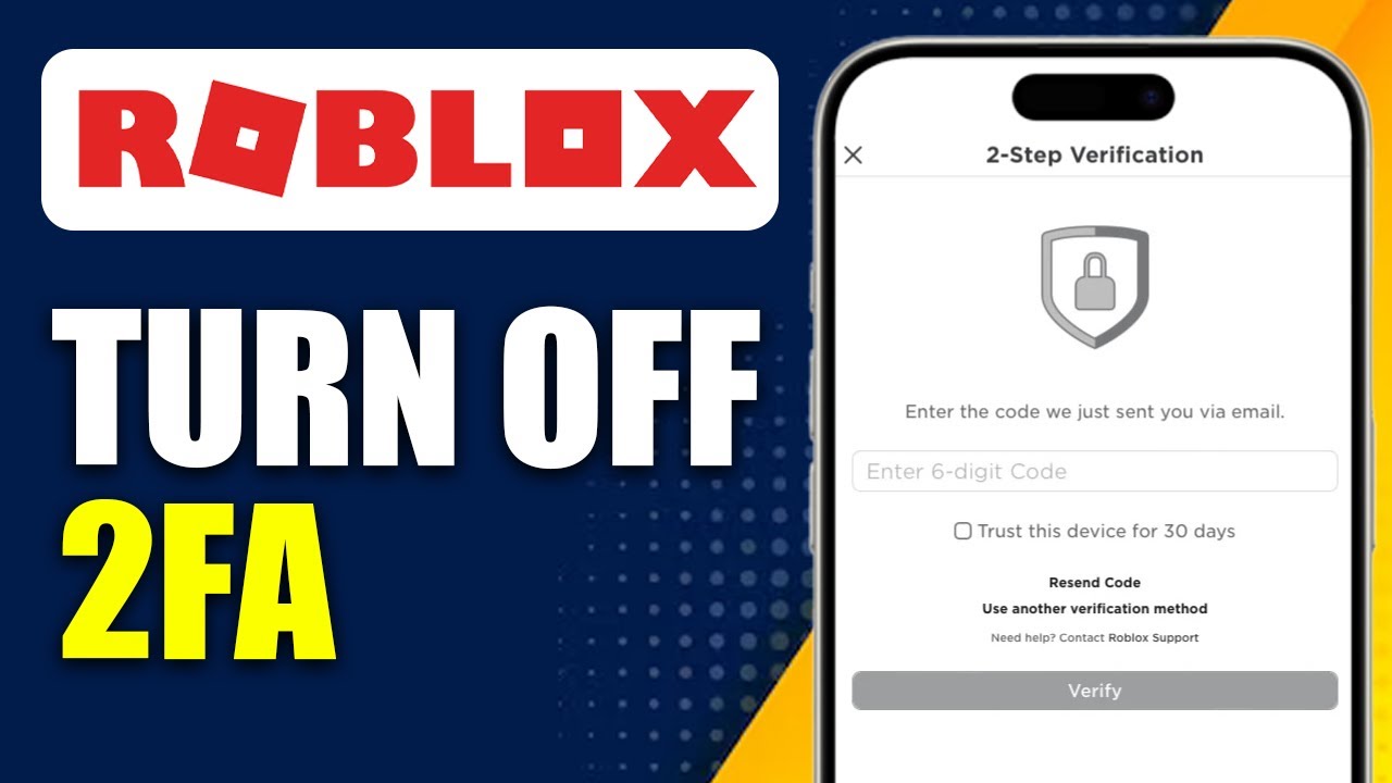 How To Turn Off Two Step Verification On Roblox - YouTube