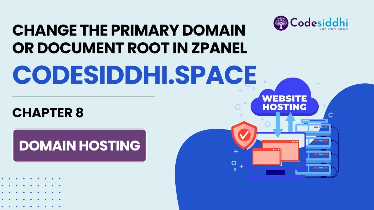 Chapter 8: How to Change the Primary Domain or Document Root in ZPanel - YouTube