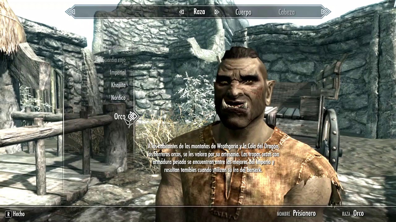 SKYRIM - PRÓLOGO INTRODUCCIÓN - EL ORCO COME ORTOS - YouTube