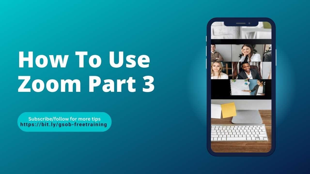 How To Use Zoom Part 3 - YouTube