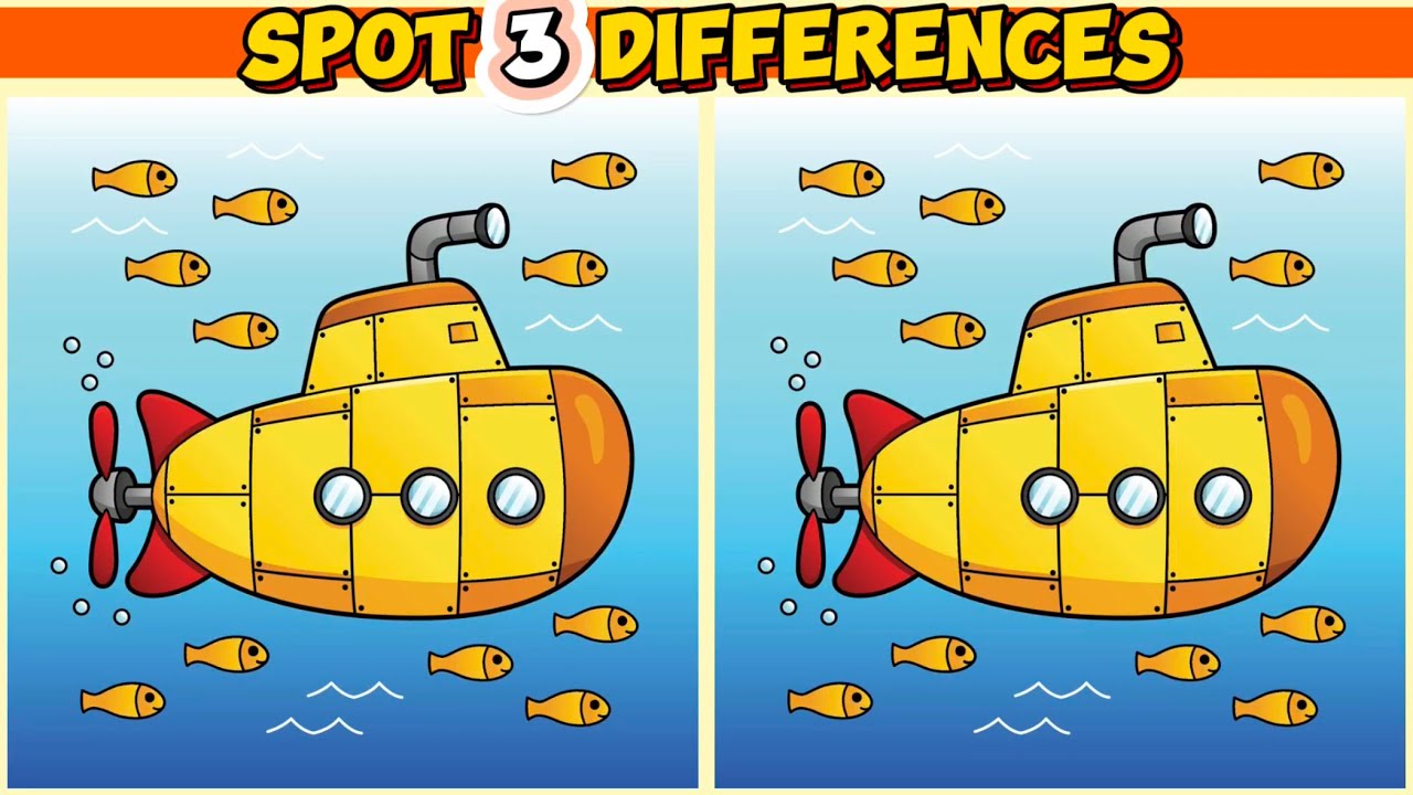 Difference Between Picture For Kids Kids Spot Difference Stock