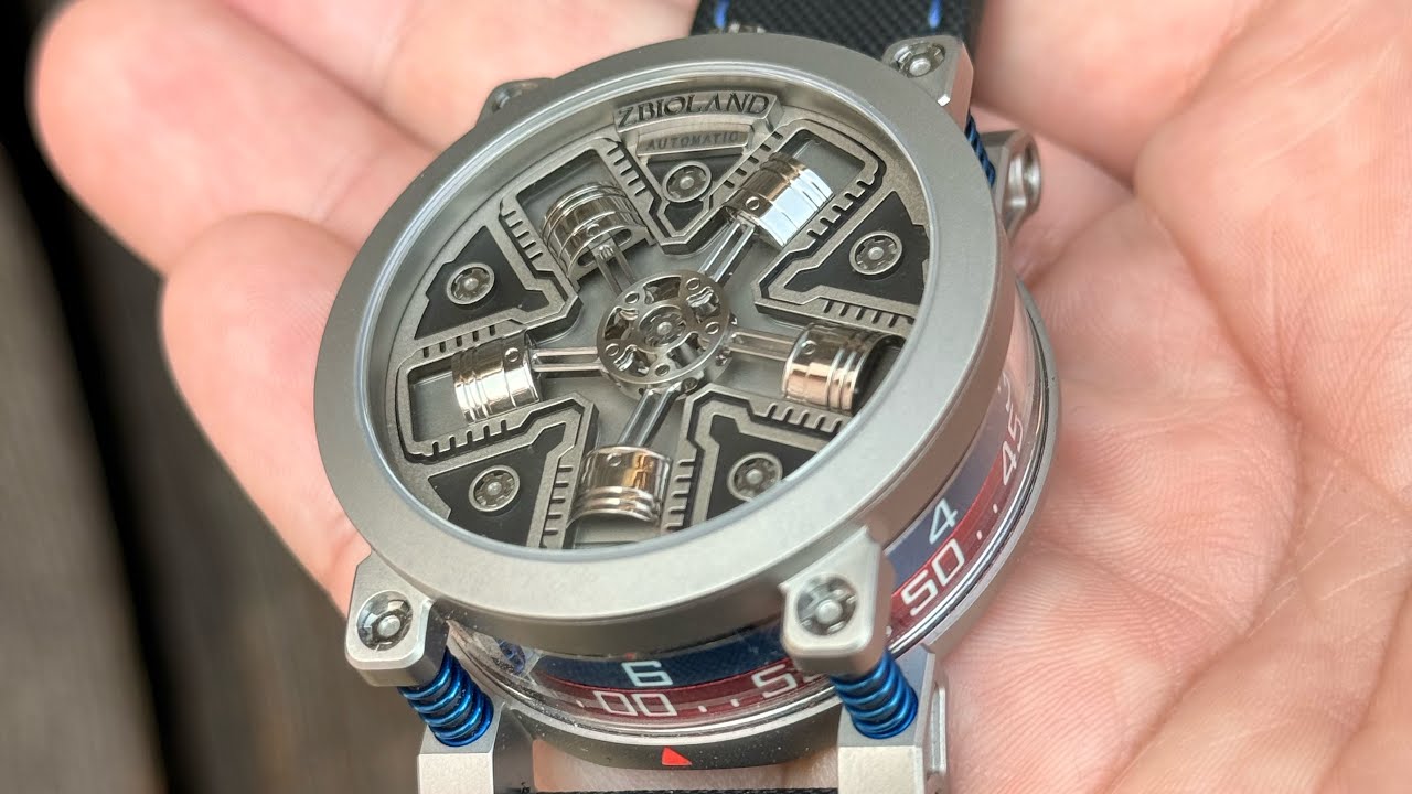 Engine with Pistons in a Watch !! ZBIOLAND ROTARY ENGINE !! - YouTube