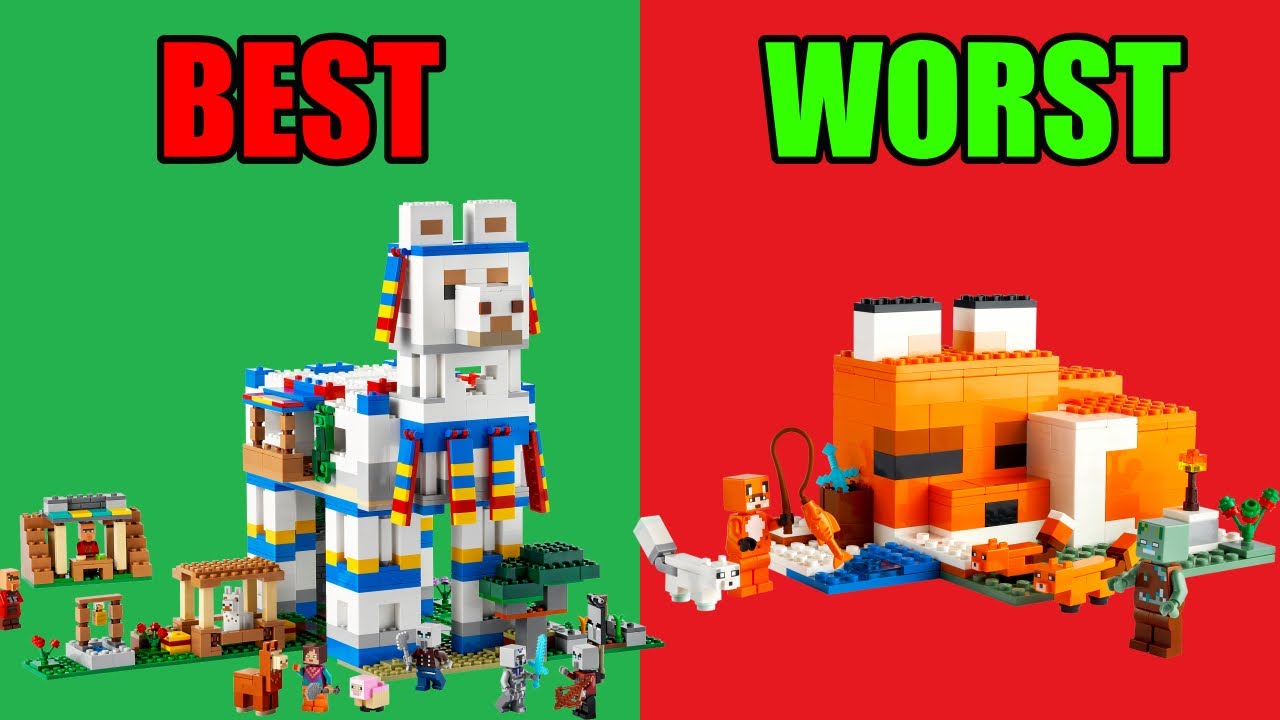 RANKING EVERY LEGO MINECRAFT MOB HOUSE EVER! - YouTube