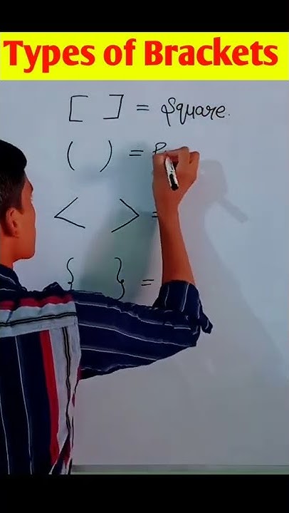 Types of Brackets | Maths Brackets #shorts #maths - YouTube