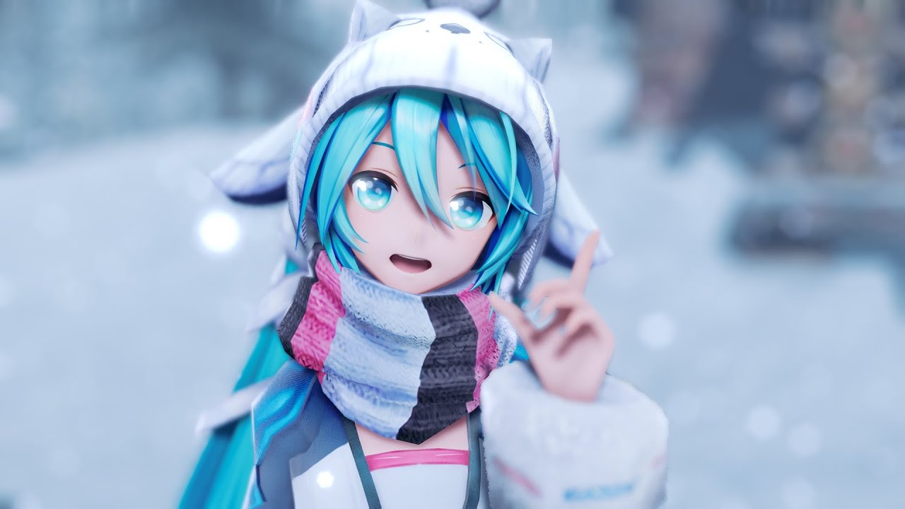 [MMD] Snow Fairy Story Feat.Hatsune Miku (4k 60Fps) (+dl) - YouTube