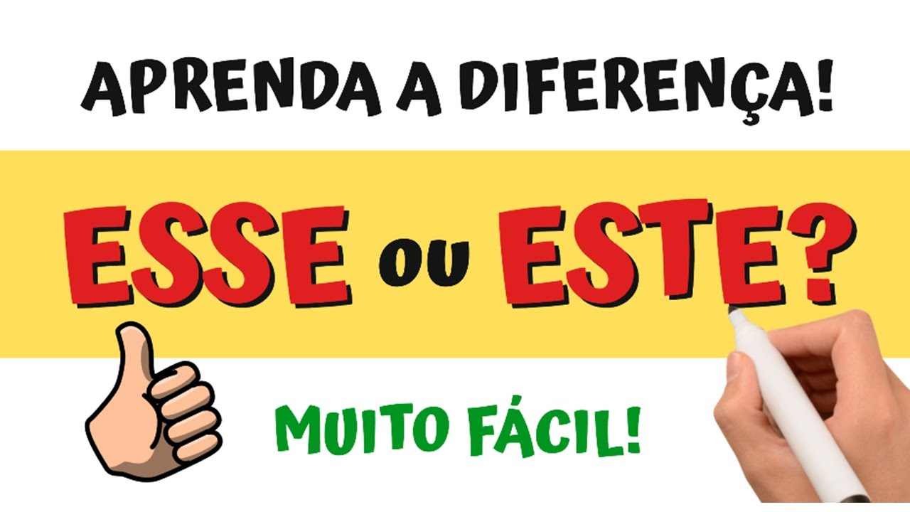 ESSE ou ESTE? Muito FÁCIL! MAPA MENTAL EXCLUSIVO! 🤩📚 ️️ - YouTube