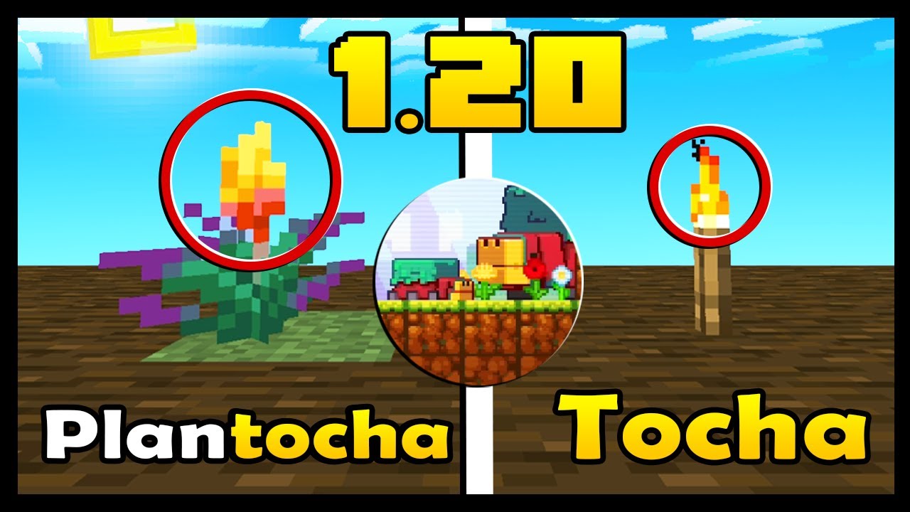 MINECRAFT 1.20 - A NOVA PLANTOCHA PODERÁ ILUMINAR IGUAL A UMA TOCHA ...