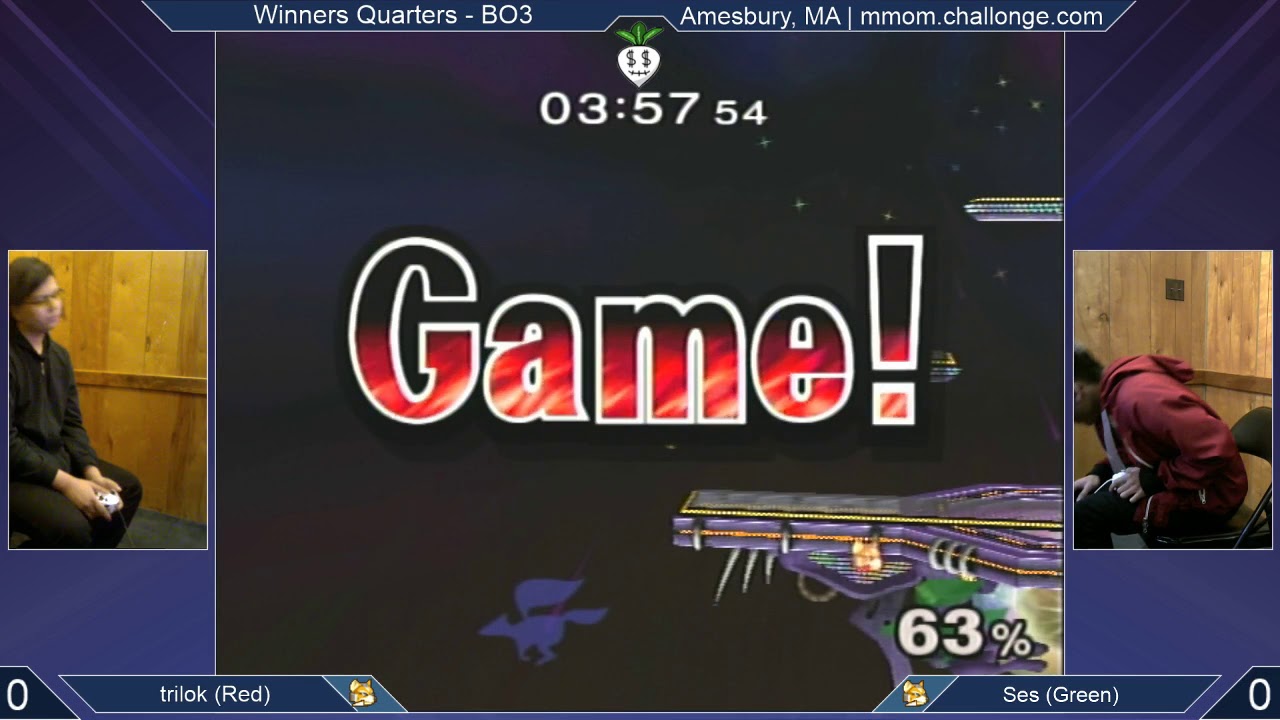 MMOM178 SSBM - trilok (Red Fox) vs. Ses (Green Fox) - Melee WQF - YouTube