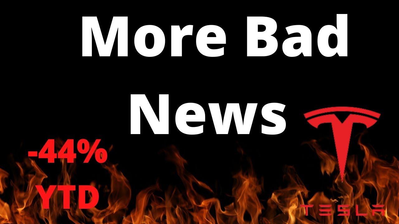Tesla Stock - More Bad News - YouTube