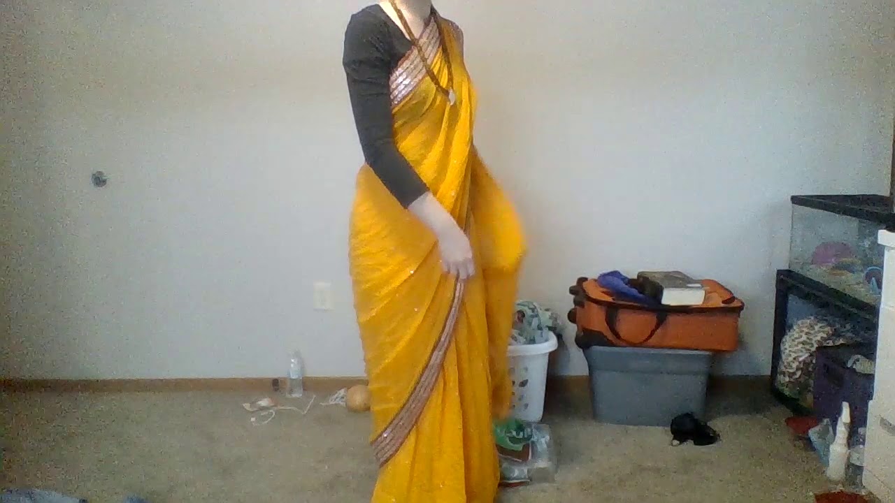 Saree Drapping Look(Devdas/Bengali inspired.) - YouTube
