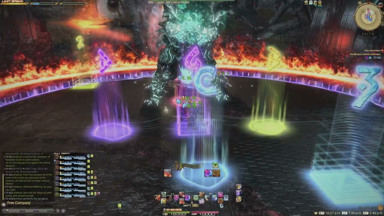 Final Fantasy XIV - Ultima's Refrain Ultimate (UWU) Bard POV - YouTube