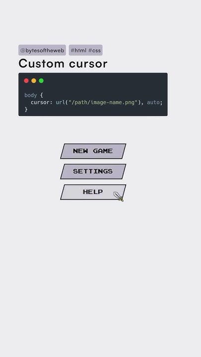 Custom cursor #html #htmlcss #coding #css3 #webdesign #html5 #webdevelopment #css #python #web ...