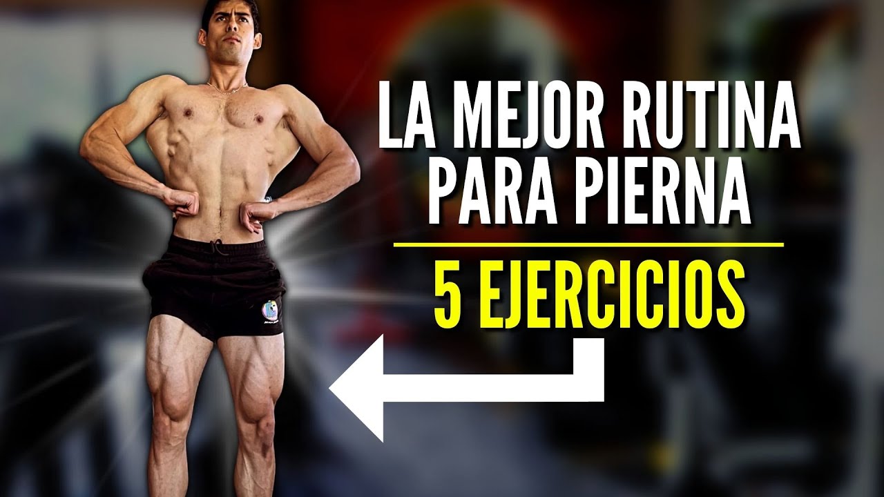 LA MEJOR RUTINA DE PIERNA (SOLO 1 HORA DE ENTRENAMIENTO) - YouTube