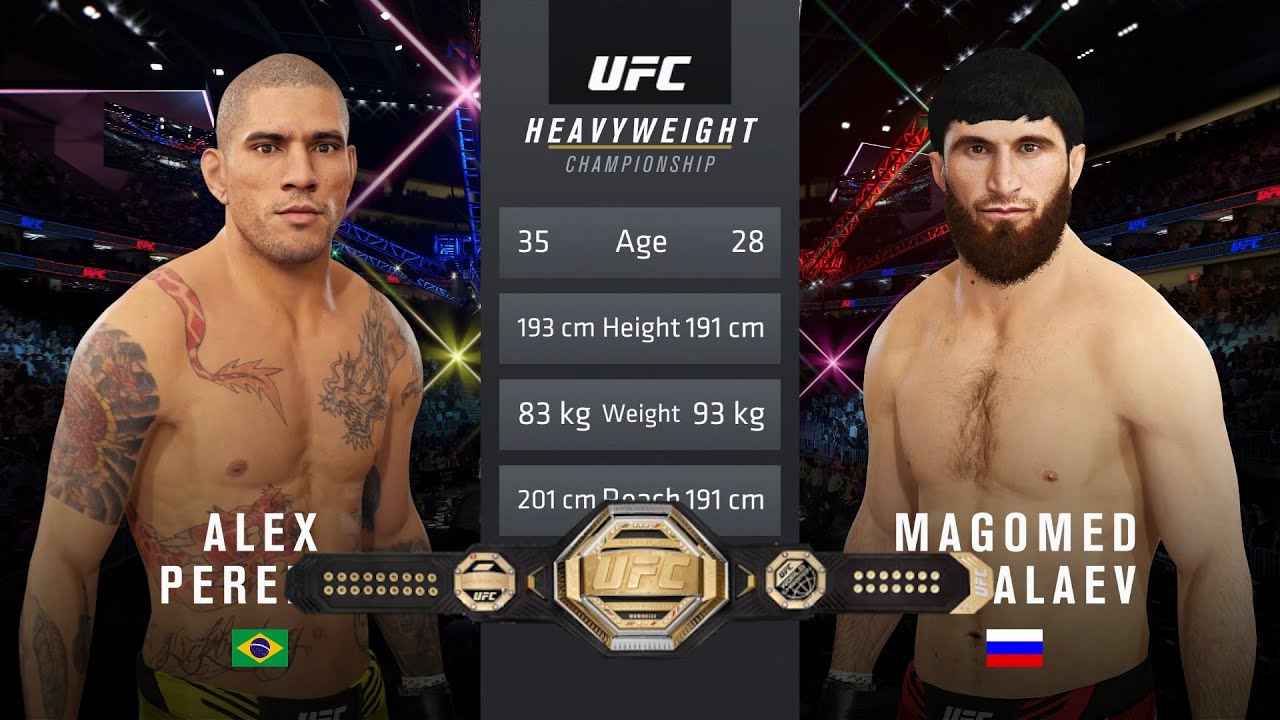 Alex Pereira Vs Magomed Ankalaev For The Light Heavyweight Championship ...