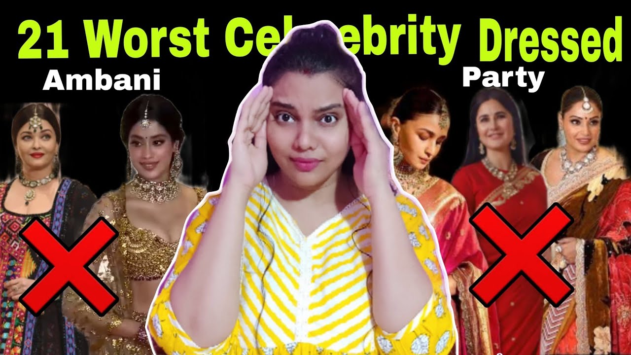 21 WORST Dressed @ Anant Ambani's wedding 😱| ANANT AMBANI & RADHIKA ...