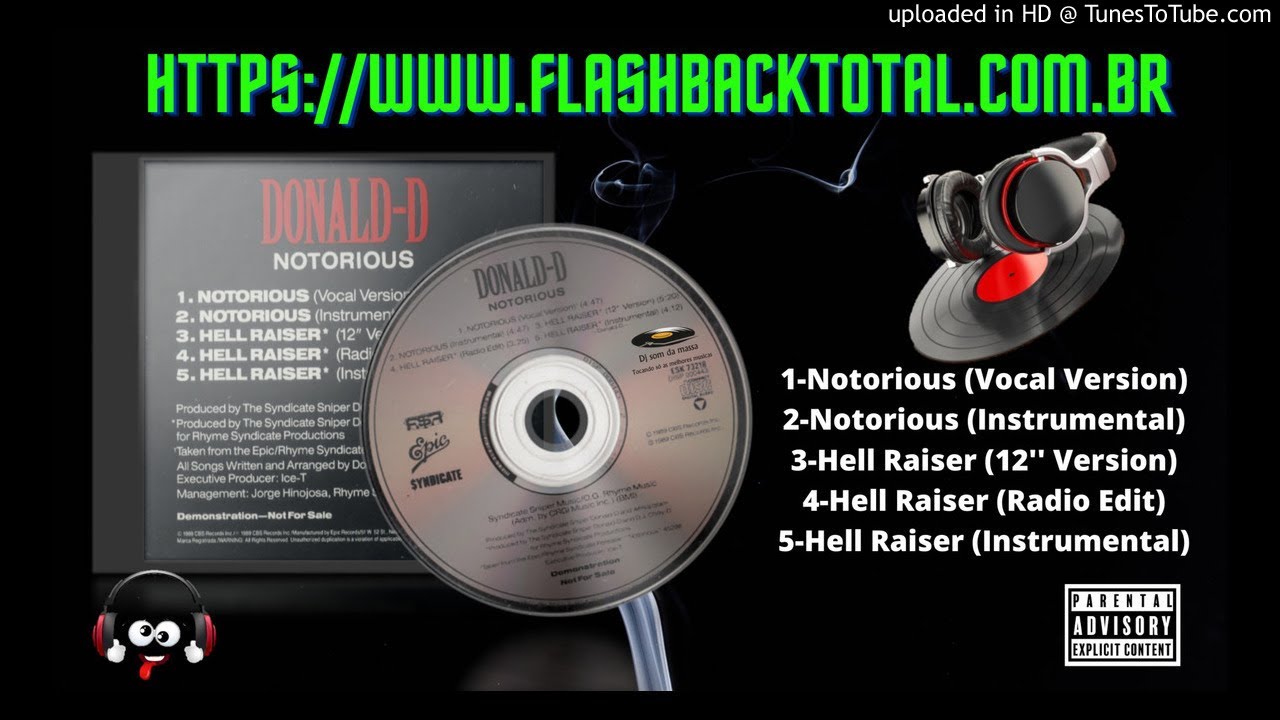 Donald D - (1989) Notorious (CD 320 Kbps Mp3) - YouTube