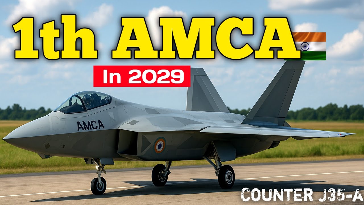 India’s AMCA Fighter Jet: First Flight by 2029 – Full Details - YouTube