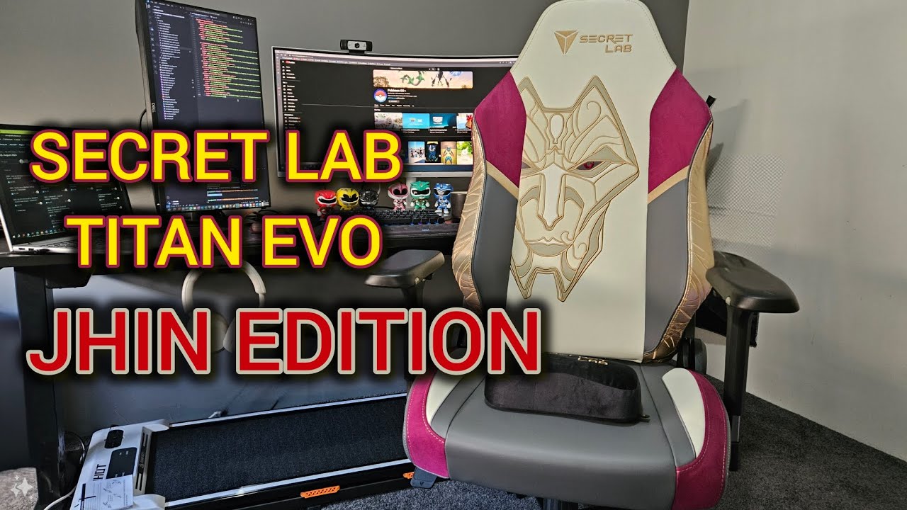 SECRETLAB TITAN EVO - LEAGUE OF LEGENDS JHIN EDITION - YouTube
