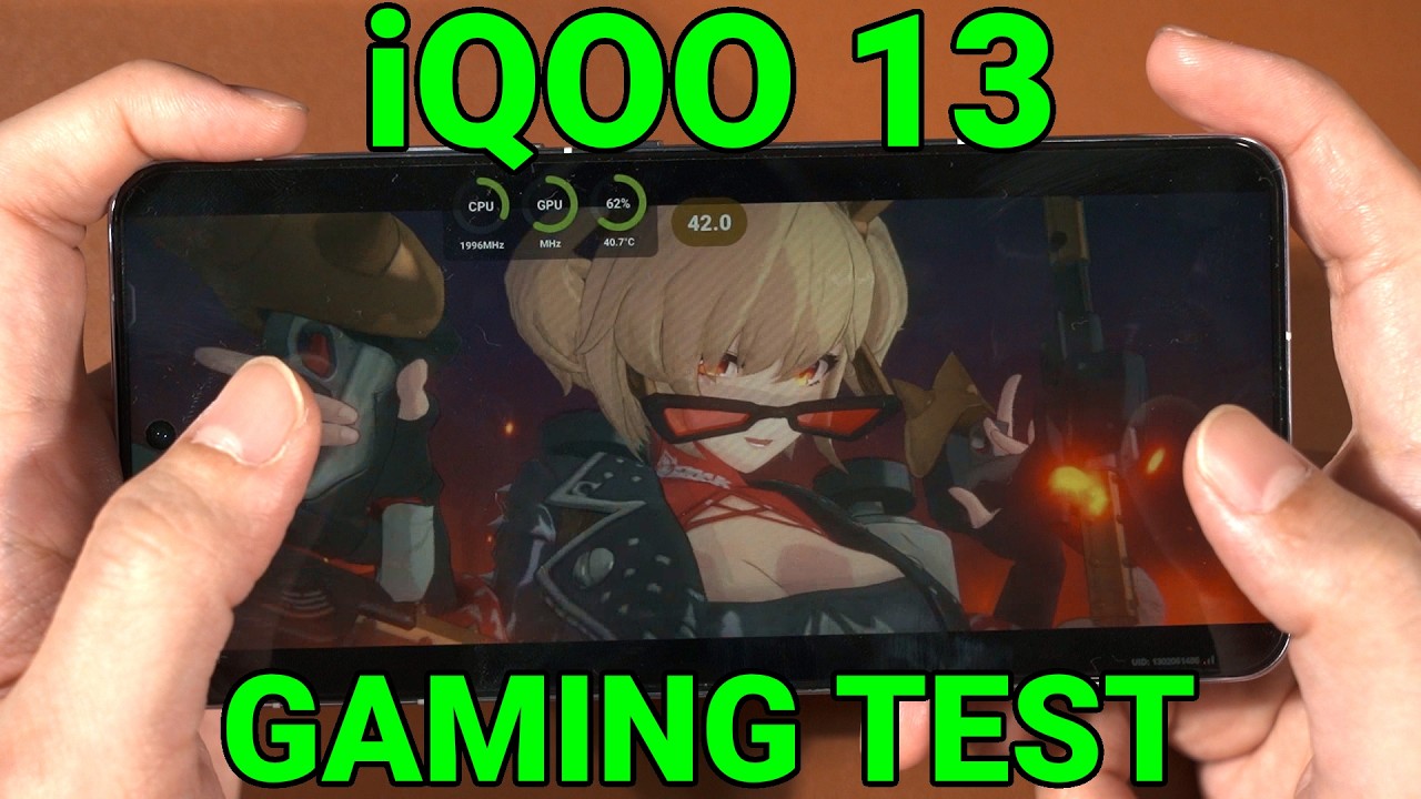Gaming test - iQOO 13 with Snapdragon 8 Elite + Q2 chip! - YouTube