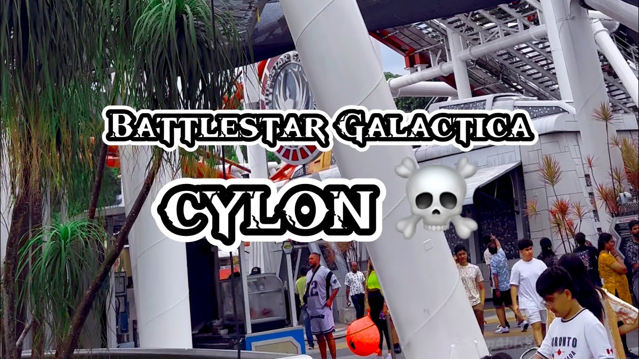 Cylon Coaster at Universal Studios Singapore - YouTube