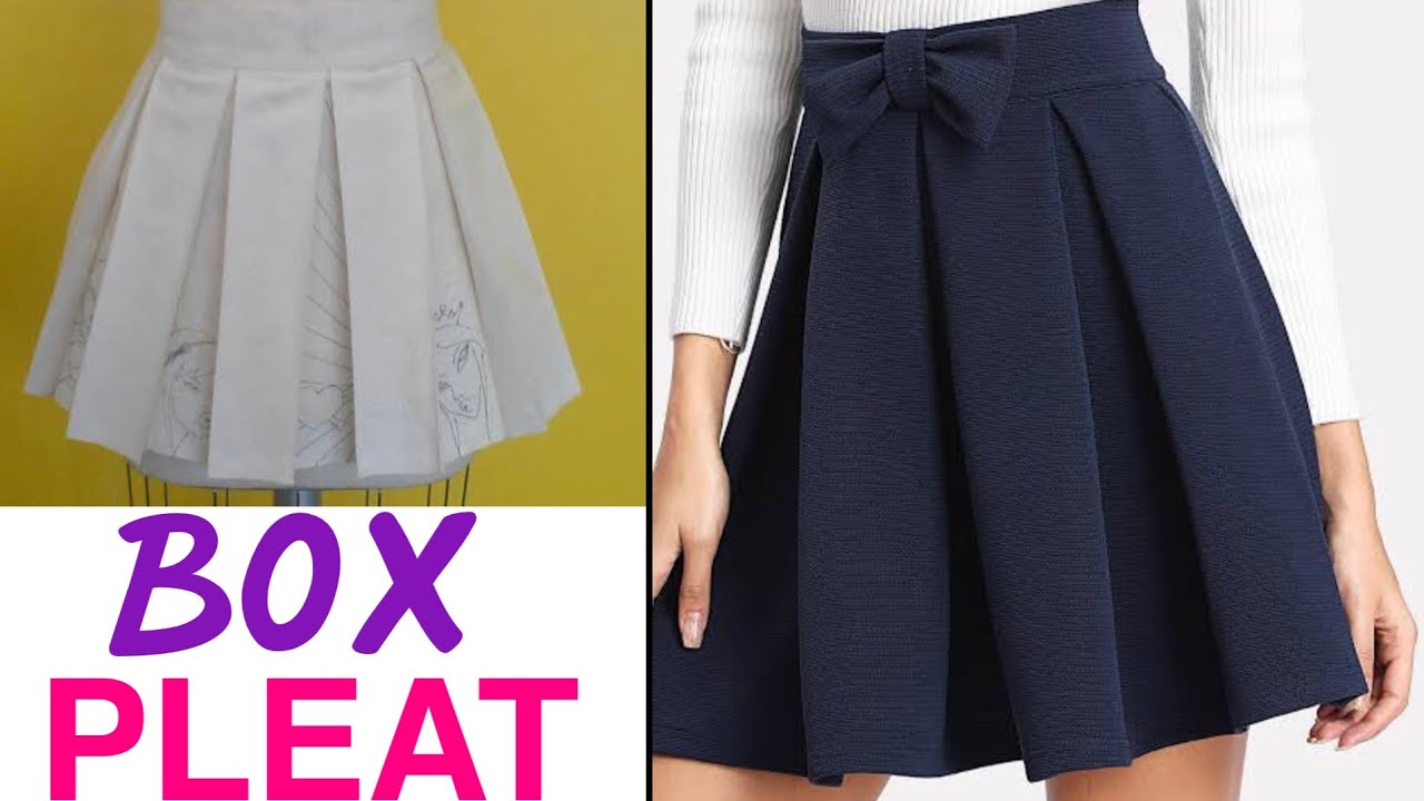 DIY. BOX PLEATS // EASIEST WAY TO MAKE A BOX PLEAT - YouTube