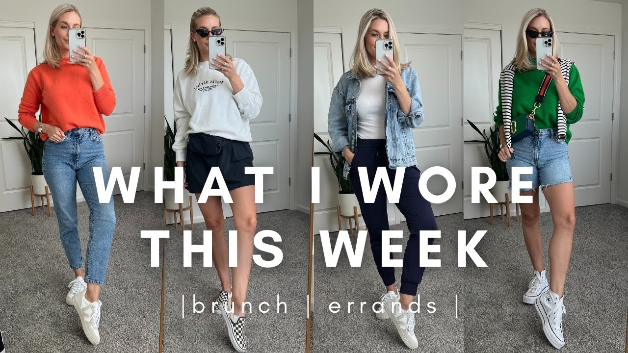 WHAT I WORE THIS WEEK | CASUAL - YouTube