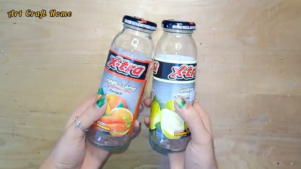 Wonderful Recycling of Glass Bottles! It Was Very Stylish♻️ Great Idea ...