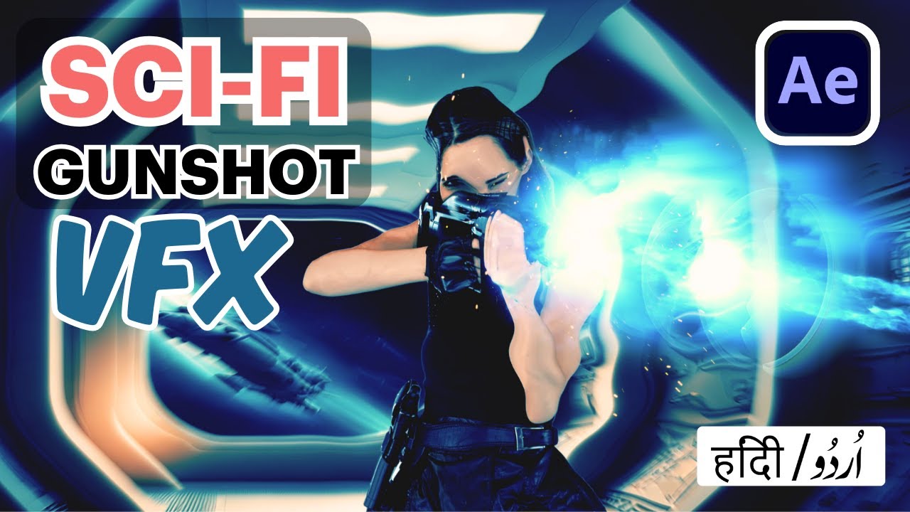 How To Create Sci-Fi Weapon FX in After Effects | Easy VFX Tutorial in Hindi - YouTube