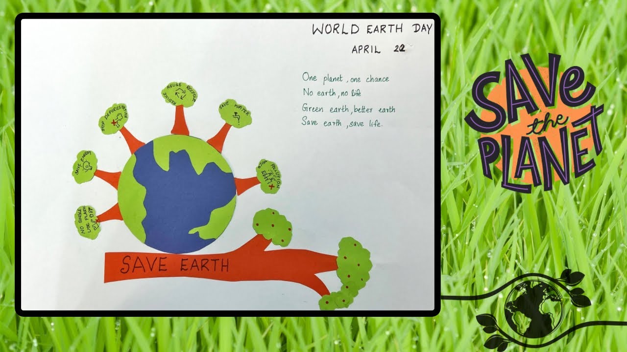 Simple Earth Day Activity|Earth Day Ideas|Earth Day Model|Earth Day ...