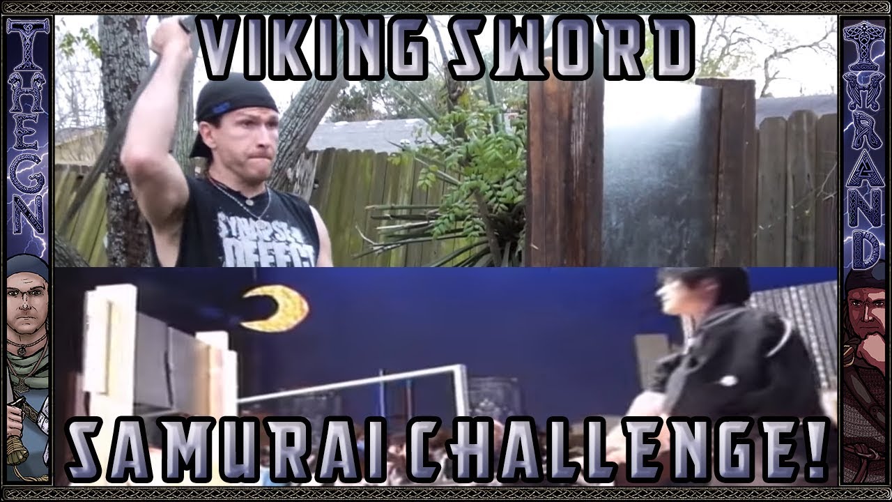 Viking Challenge! Viking Sword Cutting Steel Pipe & Steel Plate Reply ...