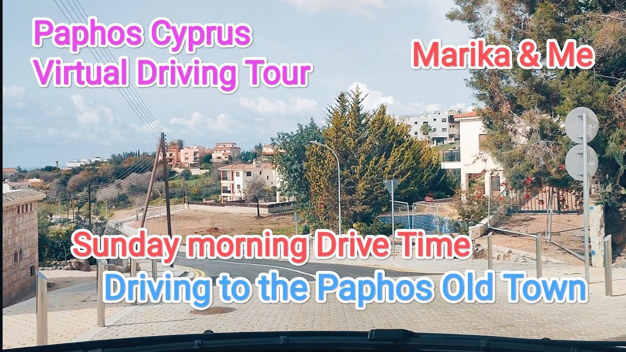 Paphos General Hospital to the Paphos Old Town.. Paphos Cyprus - YouTube