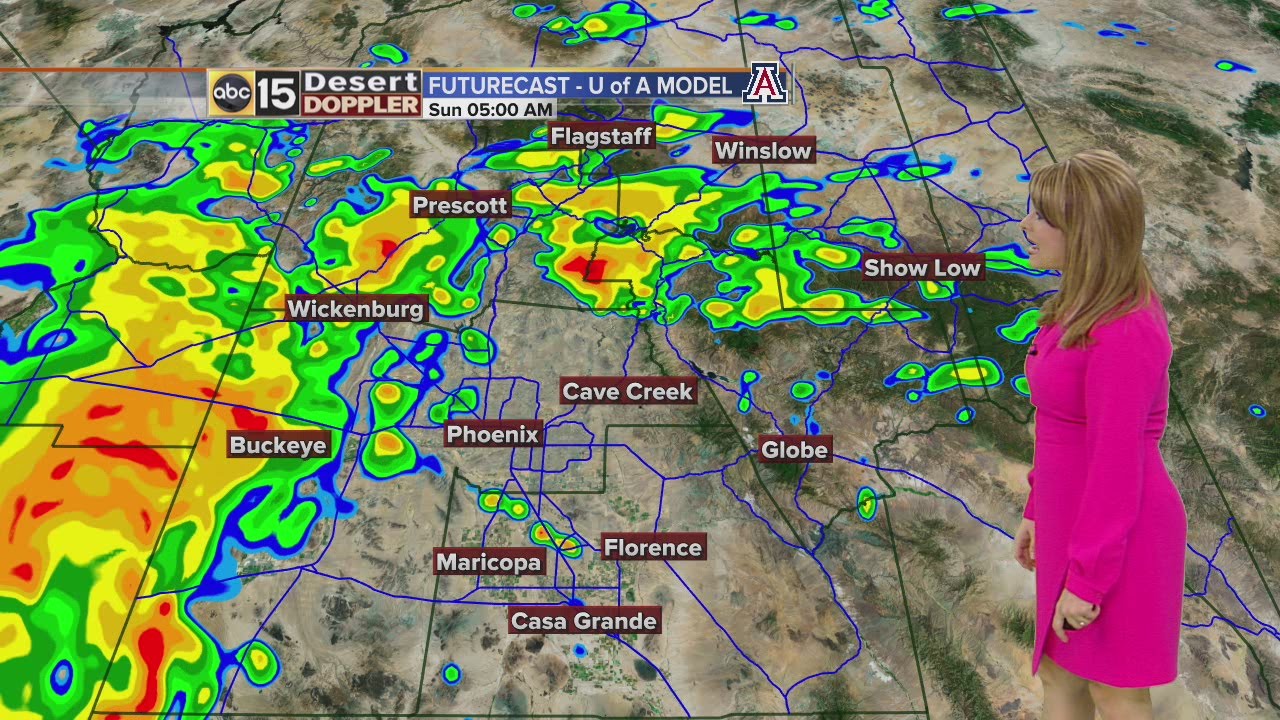 Showers to ring in 2017 in Phoenix? Check your ABC15 forecast - YouTube