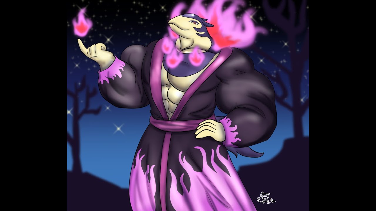 Buff Fanart Timelapes: Hisuian Typhlosion - YouTube