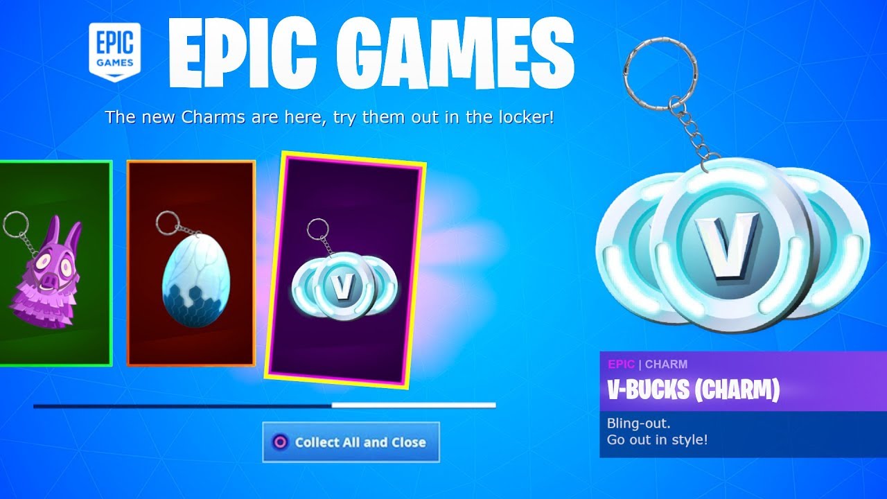 Collect your FREE CHARMS in Fortnite! *NEW ITEMS* - YouTube
