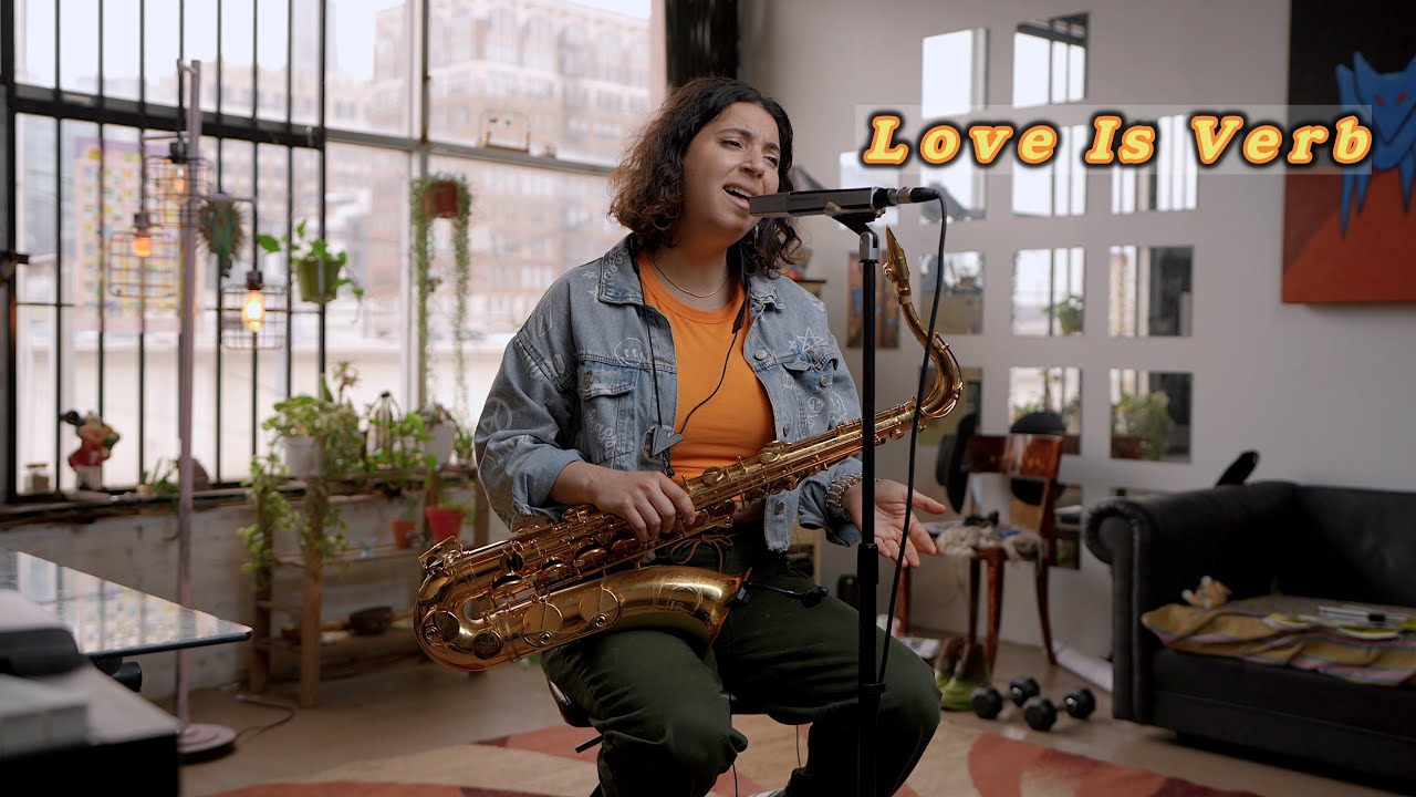 Love Is Verb - John Mayer (Cover) // Rachel Mazer 🎷 w/JBT - YouTube