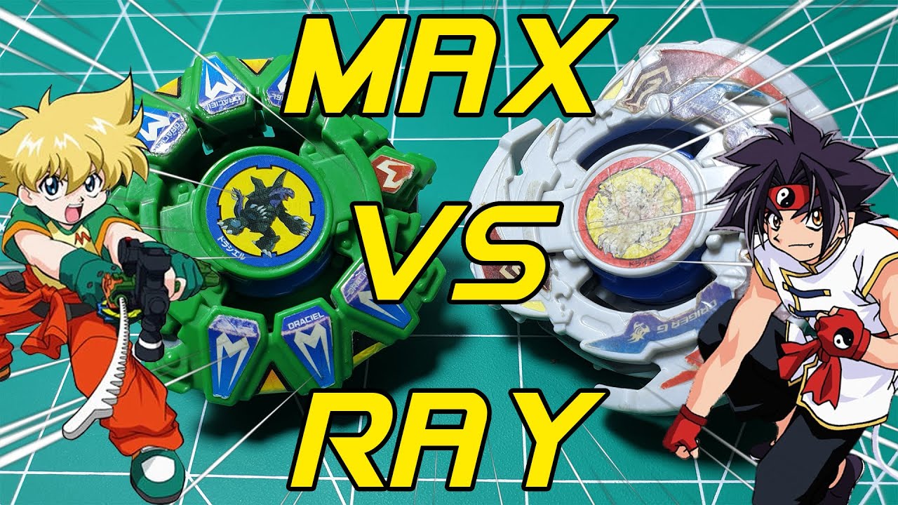 RAY KON ( Driger G ) VS MAX TATE ( Draciel G ) - BEAT DOWN | Beyblade G ...
