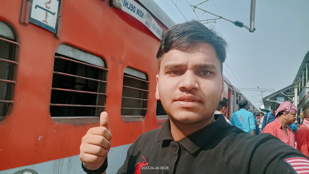 Bihar sampark Kranti superfast express full journey - YouTube