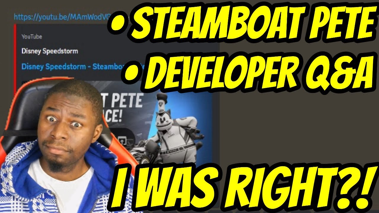 DISNEY SPEEDSTORM - STEAMBOAT PETE AND DEVELOPER Q&A - YouTube