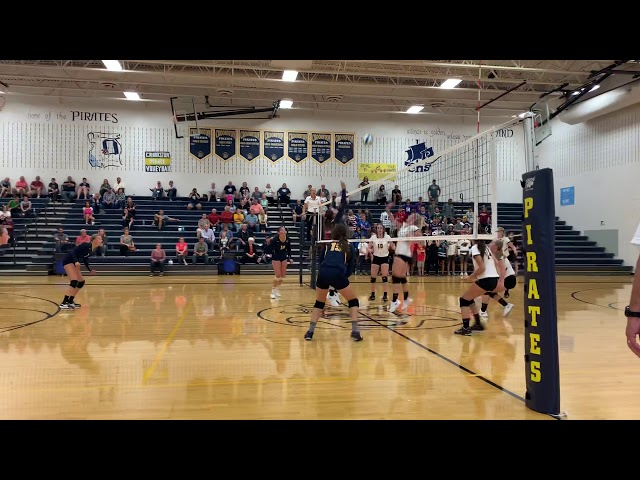 PIRATE VOLLEYBALL WINS SEASON OPENER OVER BAGLEY IN FIVE SETS - KROX