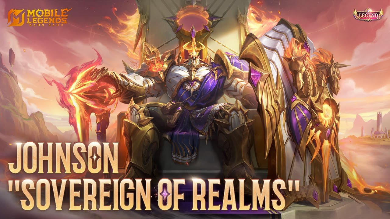 New Legend Skin | Johnson "Sovereign of Realms" | Mobile Legends: Bang ...