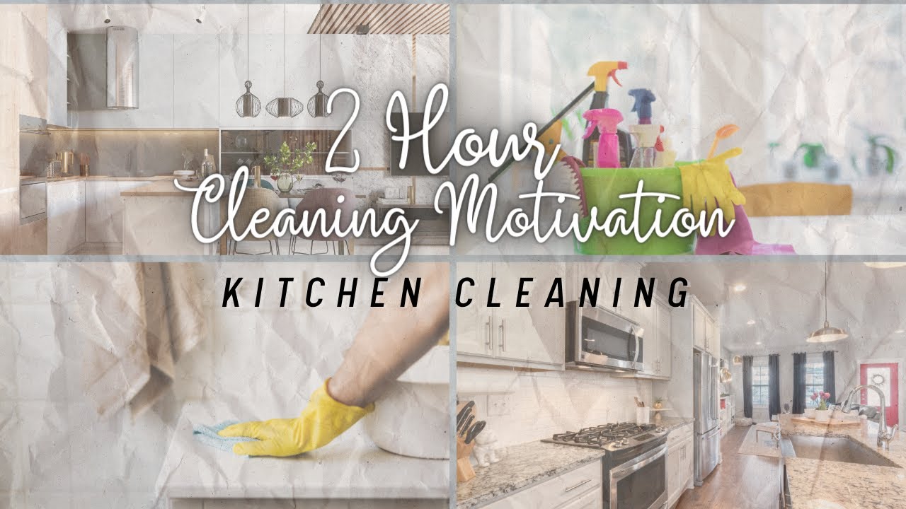 2 Hour | CLEAN WITH ME | Marathon Kitchen Deep Cleaning - YouTube
