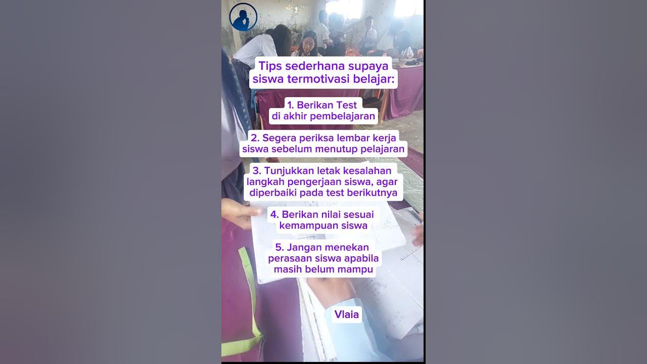 Tips agar siswa termotivasi belajar - YouTube