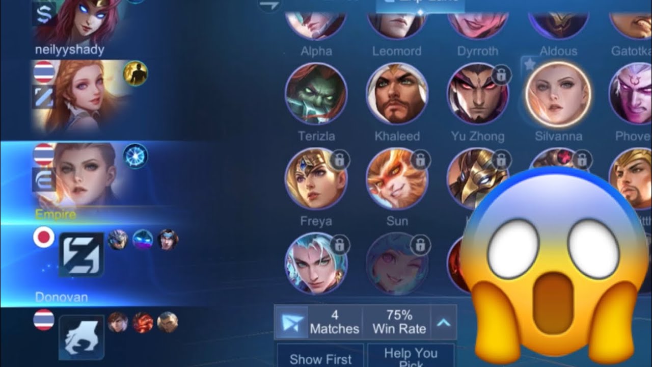 Trash Talk in Team, Only 4 Matches but Still MVP Silvanna - Mobile ...