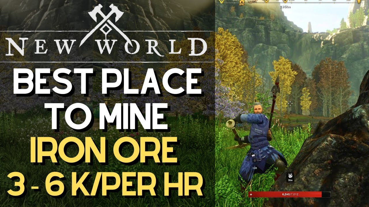 Best Place To Mine Iron Ore In New World | Insane Ore Farming Guide 3 ...
