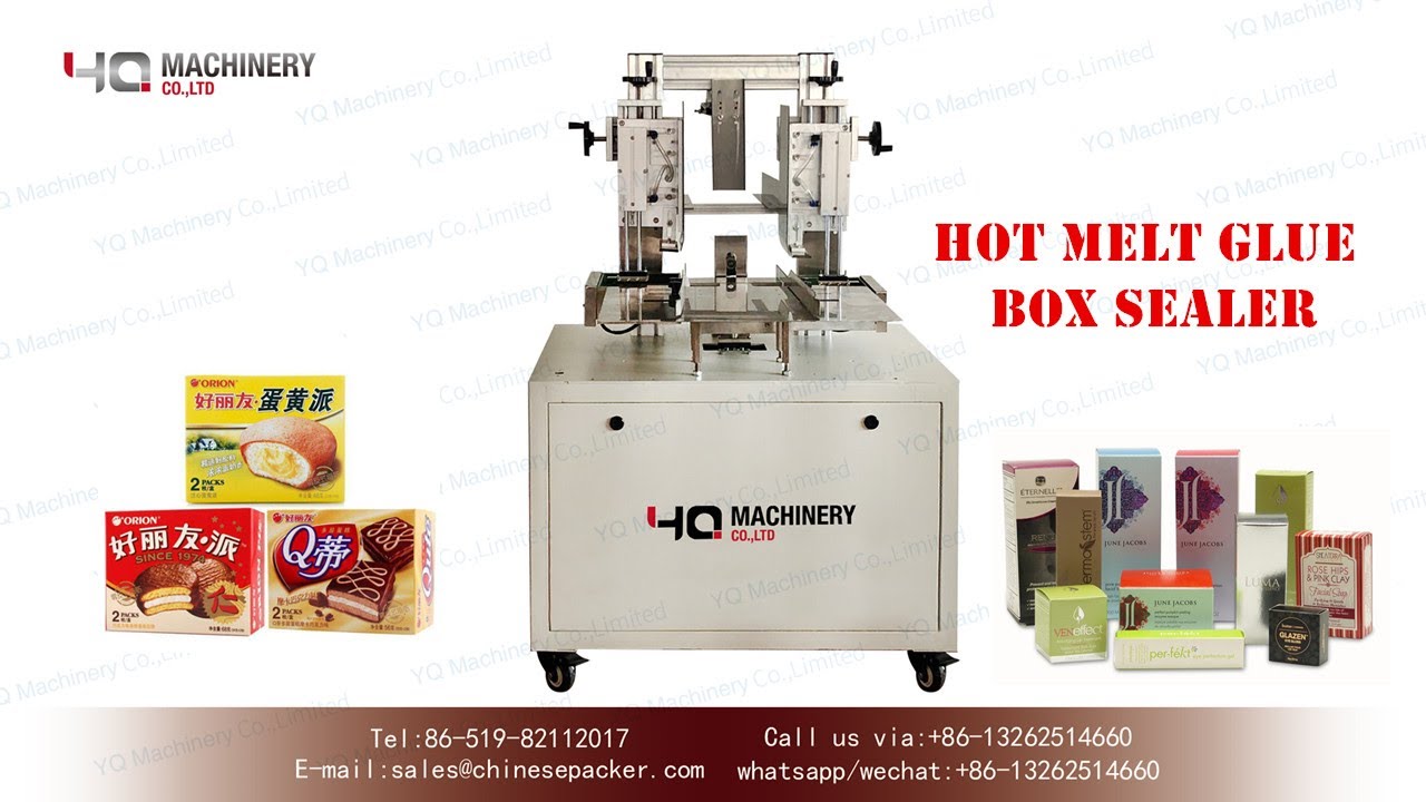 hot melt glue box sealing machine with conveyor feeder|hot melt case ...