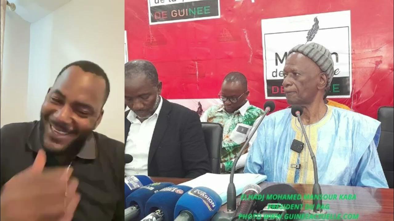 Doyen el hadj mansour kaba, tu es un menteur tu es un aigris, alpha condé est devenu ton moins ...