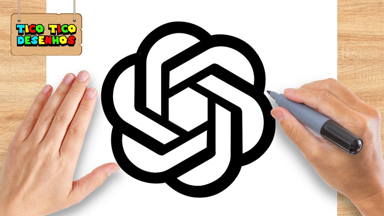 COMO DESENHAR A LOGO CHATGPT PASSO A PASSO - YouTube